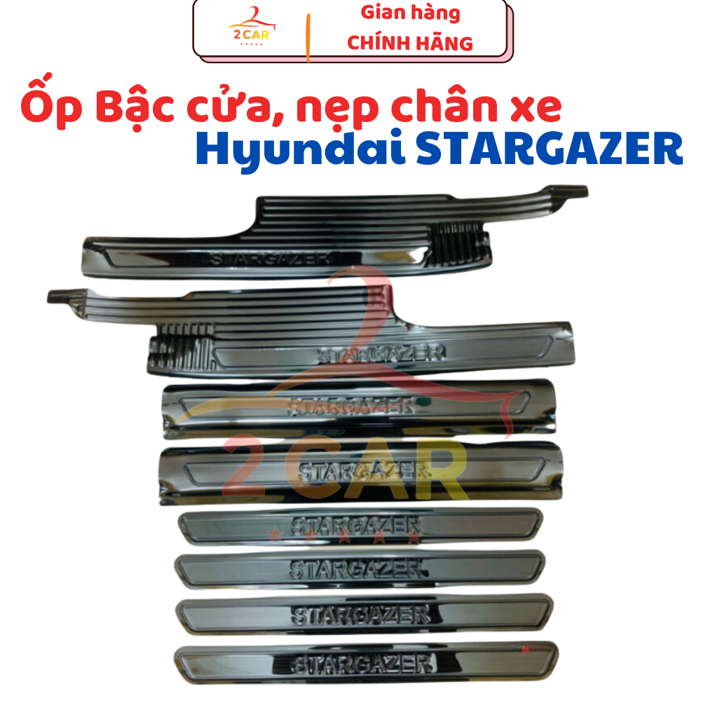 Door sill covers, interior and exterior step braces for Hyundai ...