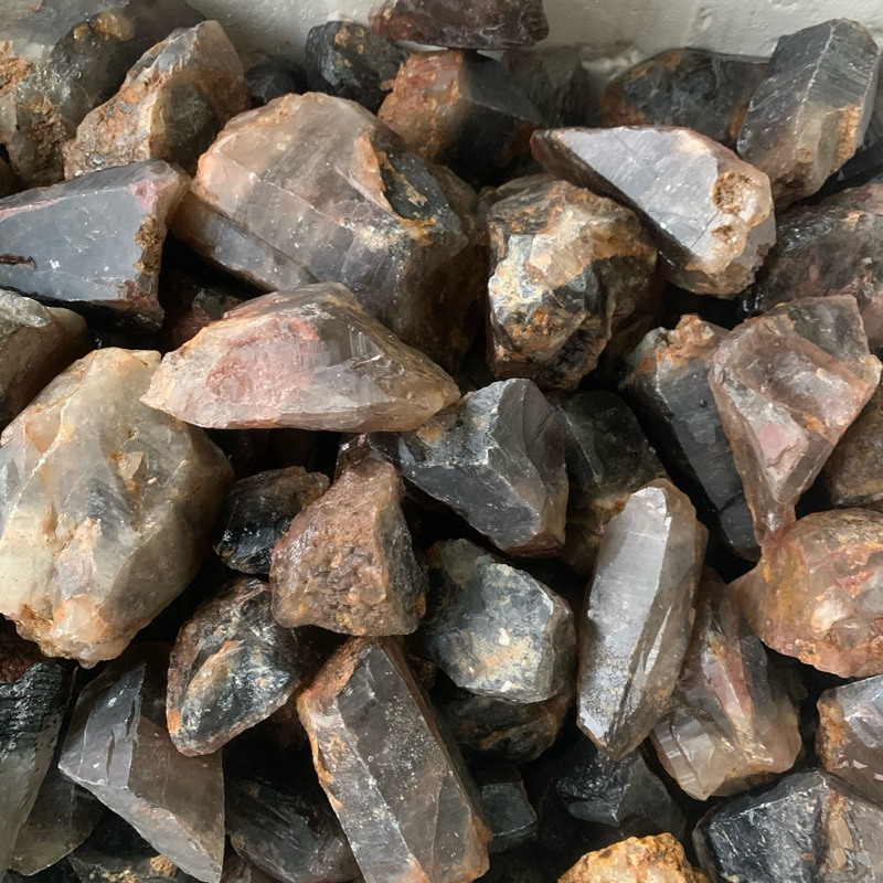 1kg Raw Natural Raw Black Quartz Stone (Real Stone) | Shopee Philippines
