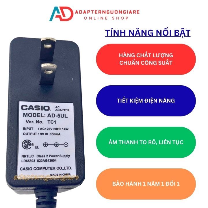 Casio MT-205 MT-210 MT-240 9V 850mA guitar power cord | Shopee Philippines