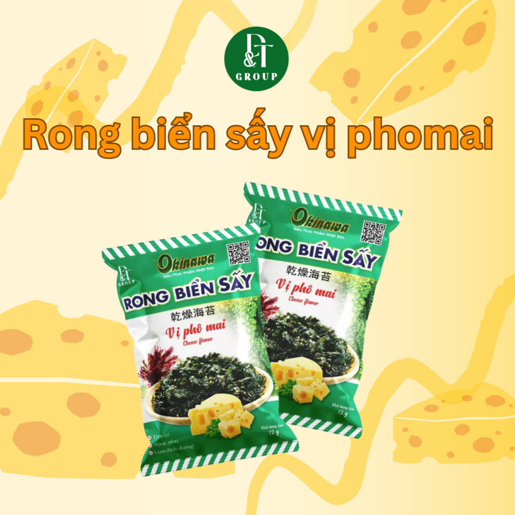 OKINAWA dried seaweed cheese flavor - 12g pack | Shopee Philippines
