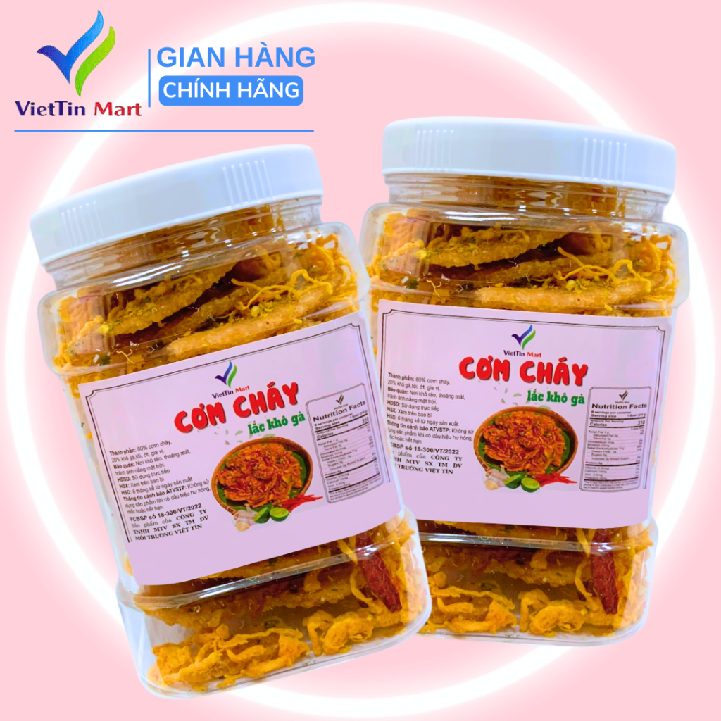 Viettin Mart Chicken Dried Shaken Rice 1kg (in jars of 2 jars of 500g ...