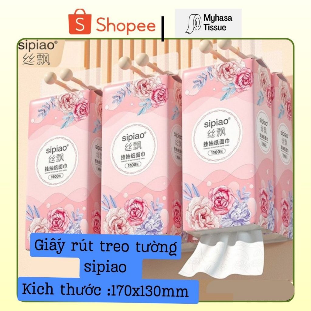 Box of 10 packs of multi-purpose wall-mounted tissue paper Roses, 4 ...