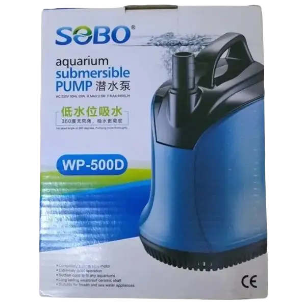 Sobo submersible pump WP-500D bottom suction pump for fish tank ...