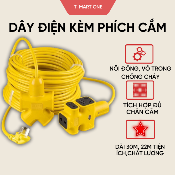 Electrical Cord Coil with Socket TYPE 1, Multi-Purpose High-Heavy ...