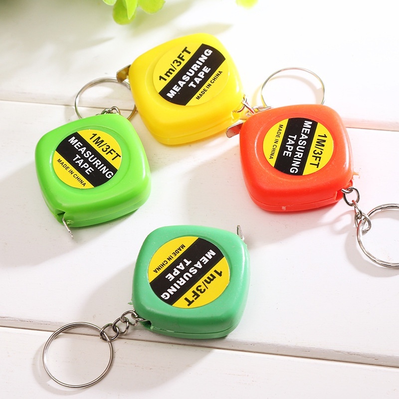 Mini Ruler 1m Long 1m Ruler with Handy Keychain Retractable Ruler ...