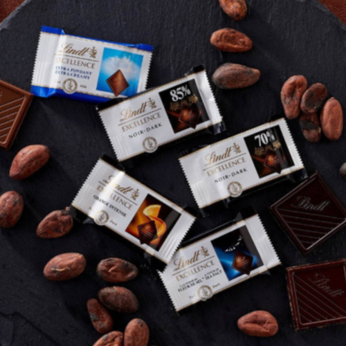 Chocolate 85%, 70%, Orange, Mint, Extra Milk Lindt Excellence - Lindt ...