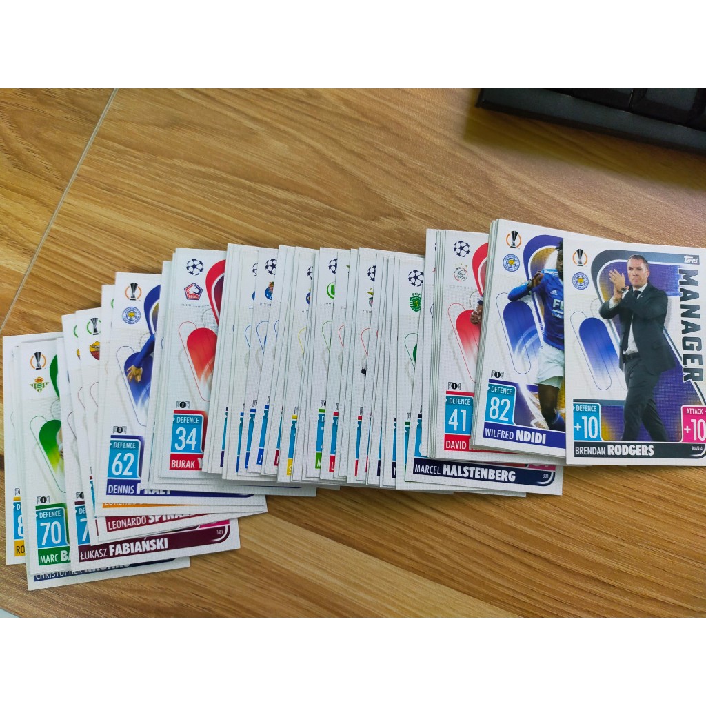 Topps Match Attax 21/22 Football Cards Assorted Odd Cards (Manchester ...