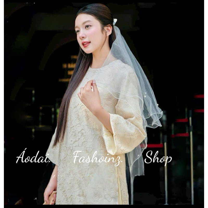 Latest Ao Dai Model For Women To Go To Holiday CNY Is Designed ...