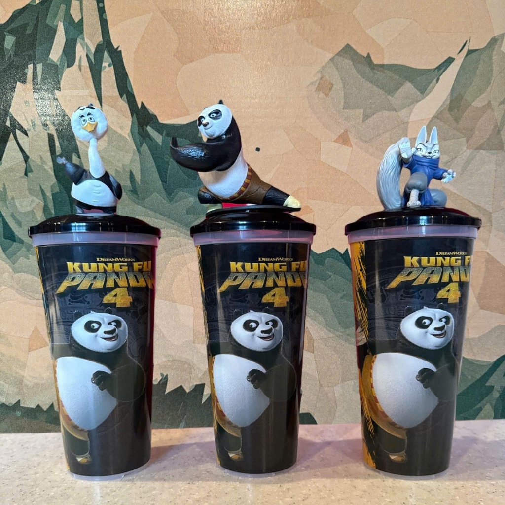 Cinema model, movie combo cup topper, Kungfu Panda 4 movie cup topper ...