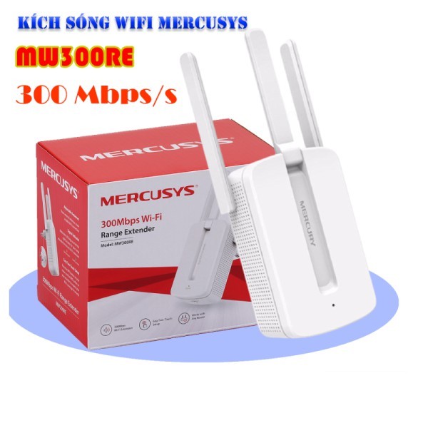 Extremely powerful Mercusys 3-antenna Wifi extender, Wifi signal booster, Wifi extender, Wi-Fi ...