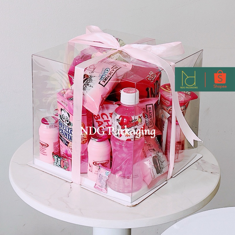 Transparent Mica Box for Cakes and Gifts - Transparent Gift Box ...
