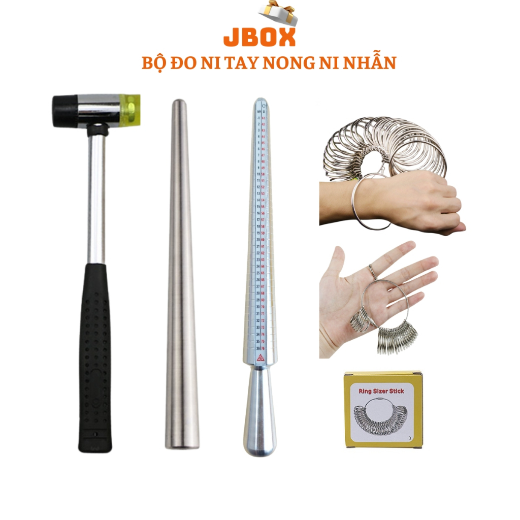 Jbox finger size measuring tool set for measuring ring size | Shopee ...