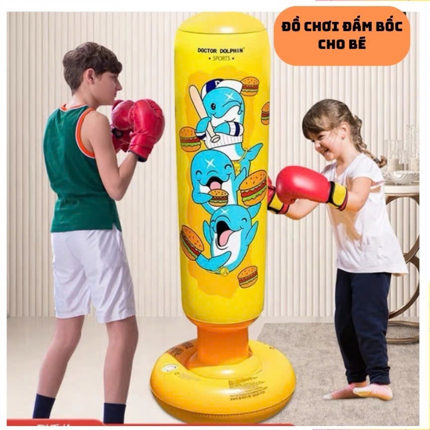 (FREE Pump) Inflatable Boxing Pole Boxing Toy to Train Your Baby's ...