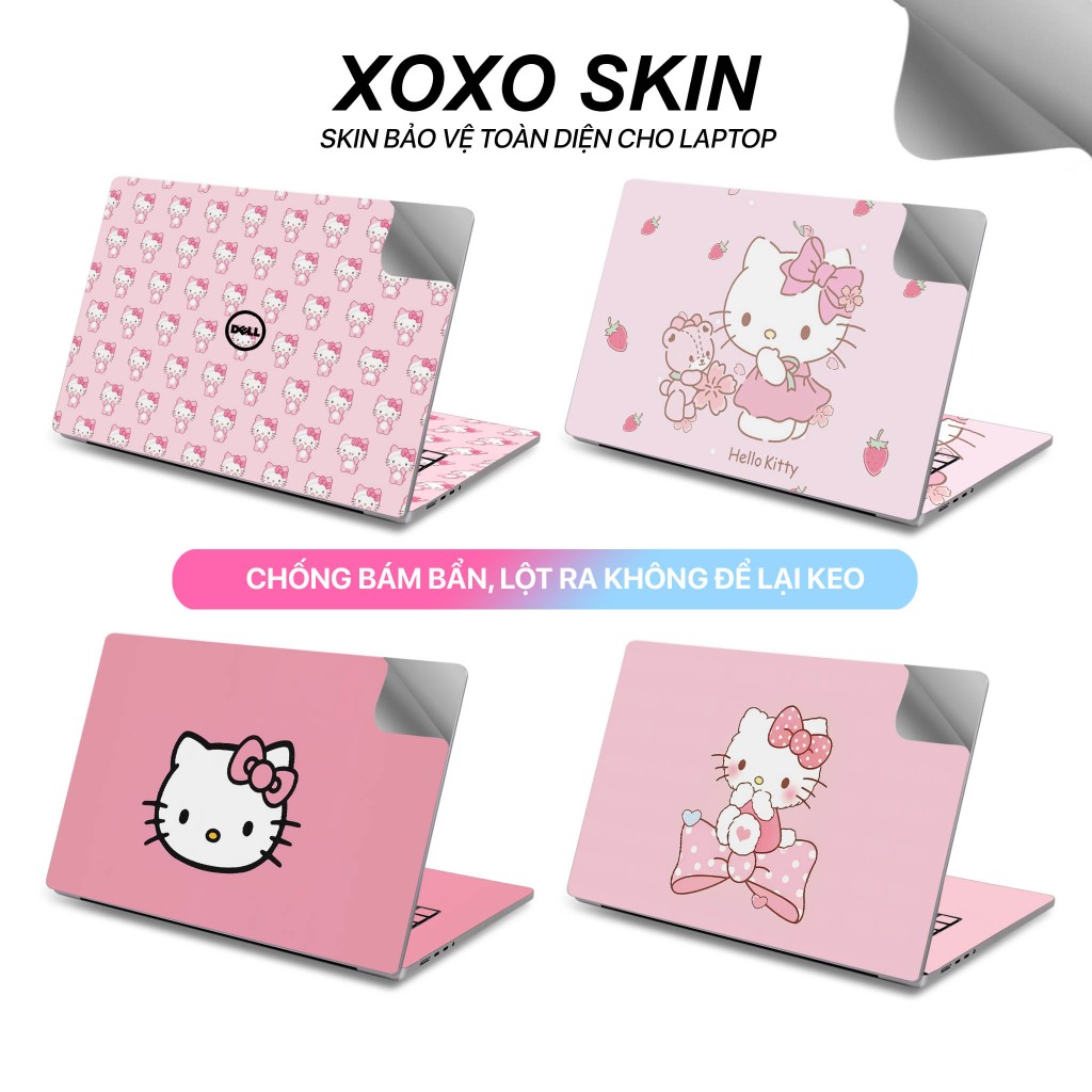 Hellokitty Laptop Skin - Pre-cut Laptop Decal Set for Each Machine ...