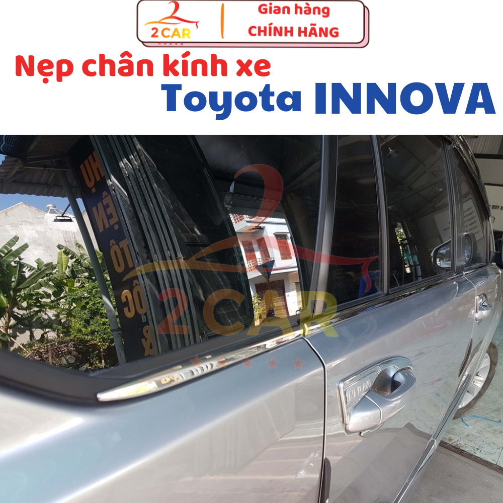 Stainless steel windshield trim for Toyota Innova 2017 - 2022, 2023 ...