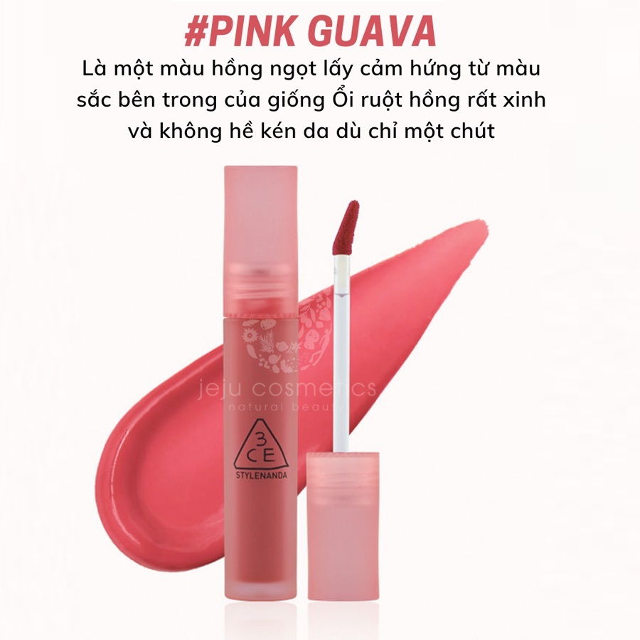 3ce Blur Water Tint Pink Guava Lipstick - Sweet Pink - Chip Cosmetic ...
