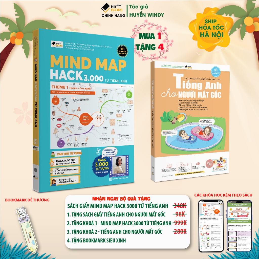 Book - Combo MIND MAP Hack 3000 English and English Vocabulary for ...