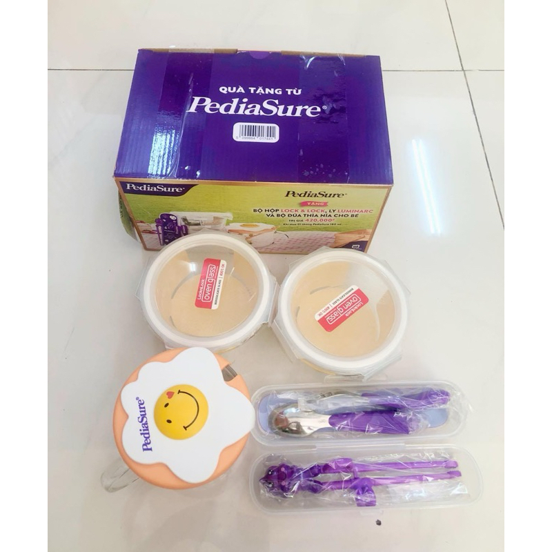 Lock & lock glass box set with cup, spoon, chopsticks for babies ...