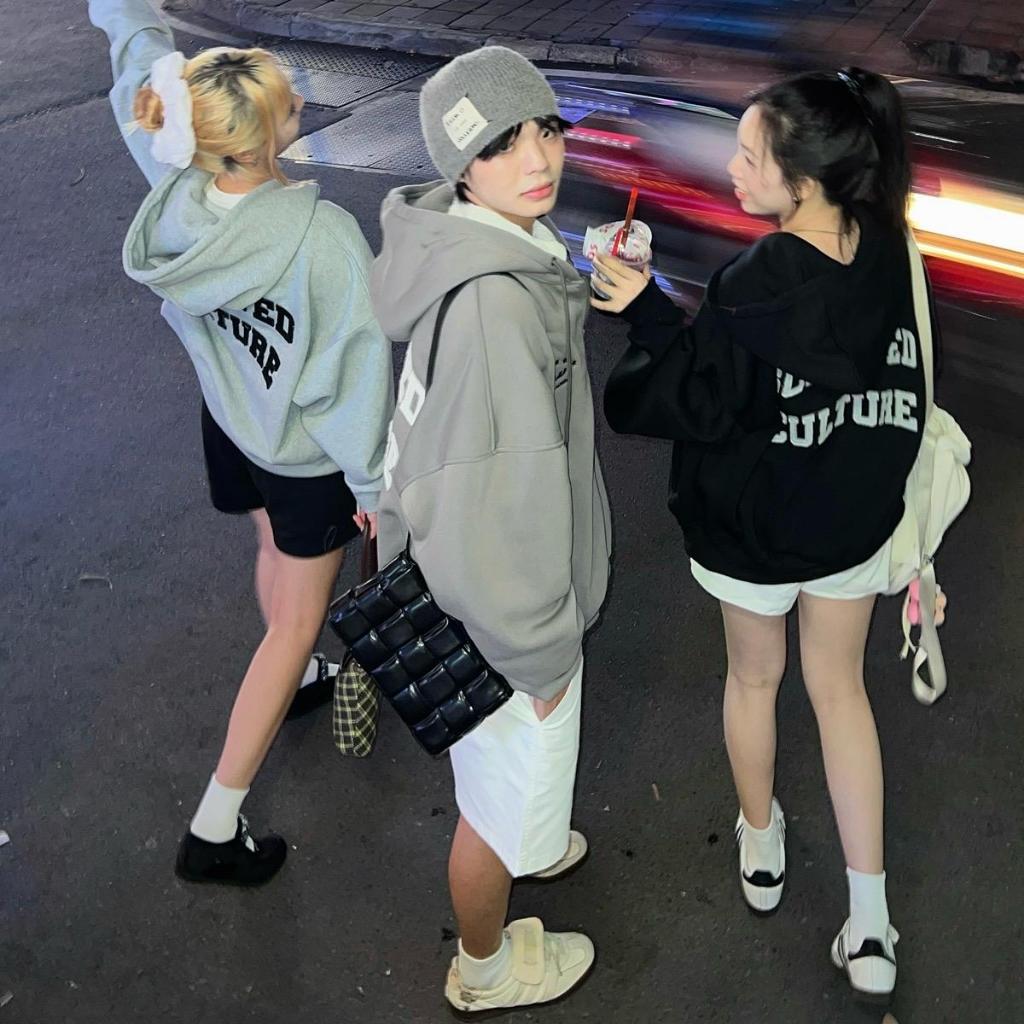 CULTURE HOODIE ZIP - Whose Studio fabric zipperJacket with embroidered ...