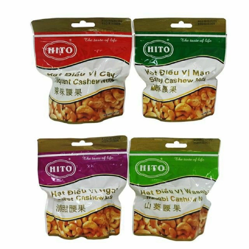 Hito export shelled cashews 4 flavors 100g | Shopee Philippines