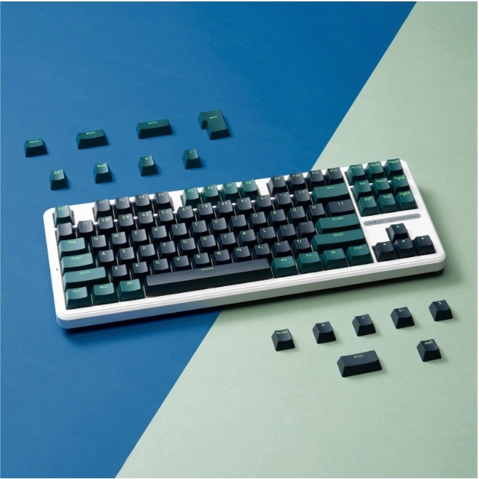 Keycaps Classic Green Injection Double Shot - OEM Profile | Shopee ...