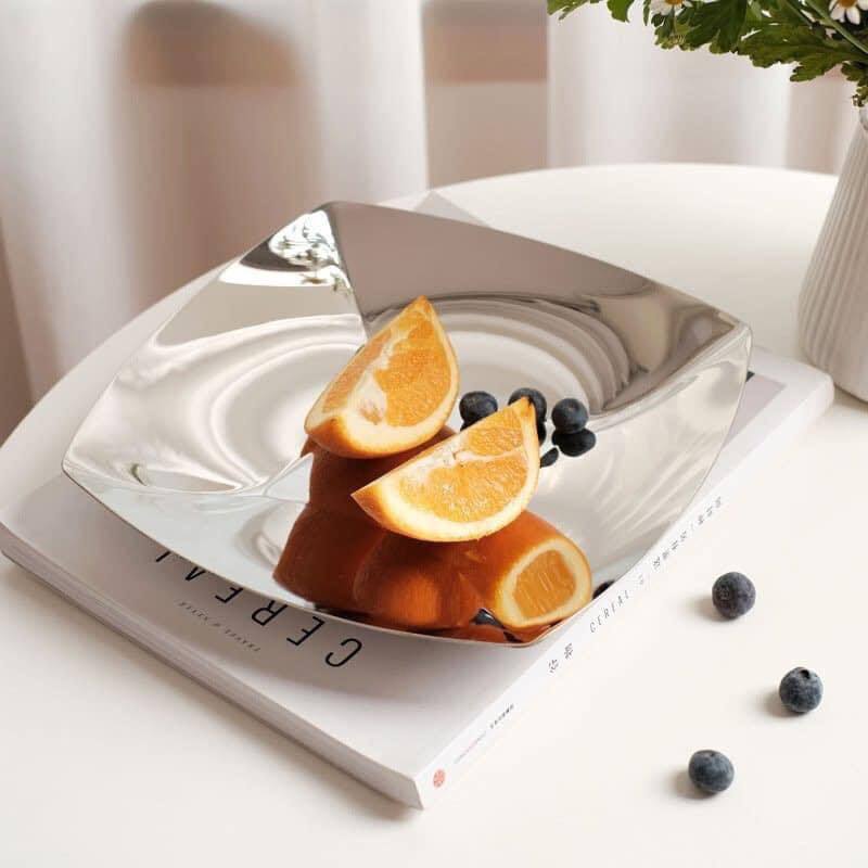 Fruit Plate, Stainless Steel Confectionery Disc 304 French Lunkai Brand ...