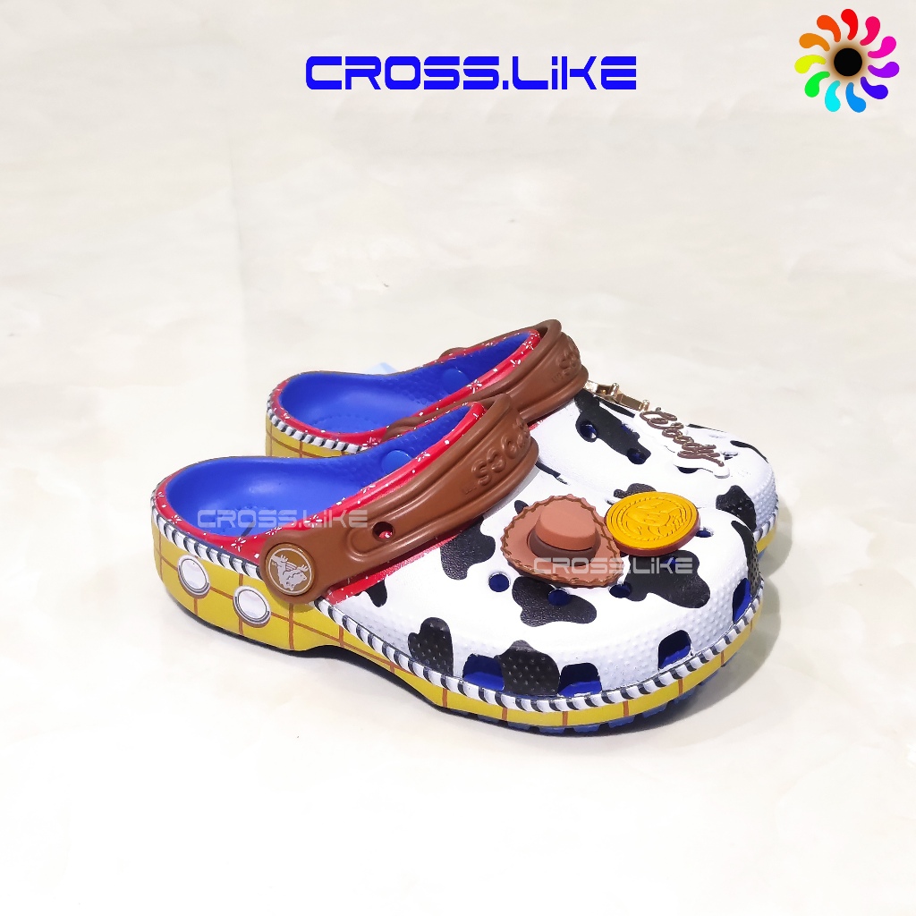 Plastic Boys Cross Toy Story Woody Classic Clog Slippers With Super ...