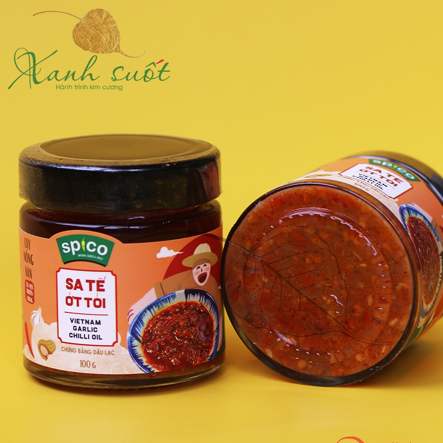 SA Spico GARLIC CHILI SATE 100G - VIET NAM GARLIC CHILI OIL - Warm ...