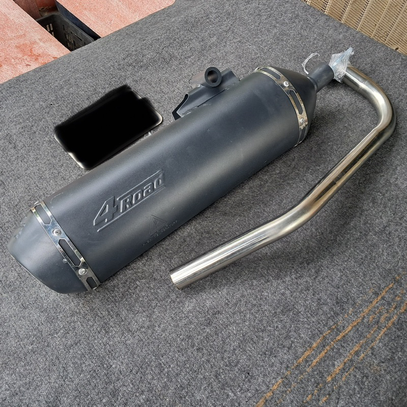 4road LONG Black Pipe with Pepper + neck VARIO 125-150, VISION, AB2012 ...