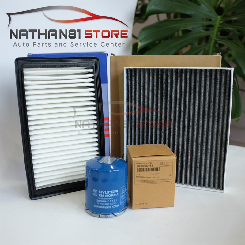 [Accent Combo] Combo of 3 types of Hyundai Accent filters (2018-2023 ...
