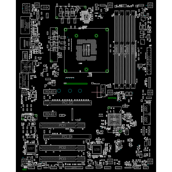 Schematic Boardview Diagram MSI Z97 GAMING 3 MS-7918 Rev 1.0 MS 7918 ...