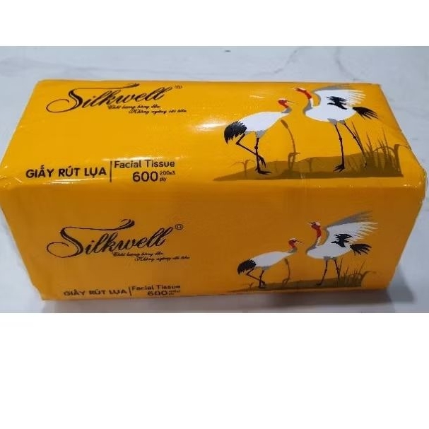 Silkwell Super Soft 3-layer Silk Tissue, Pack of 200 sheets x 3 layers ...