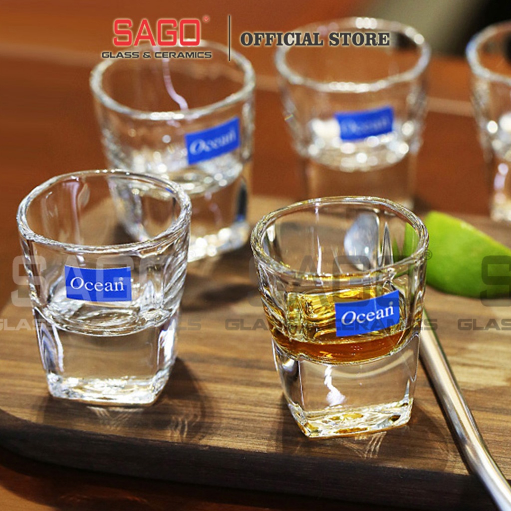 Ocean Plaza Shot Glass Cup 55ml | B00210, Imported from Thailand ...