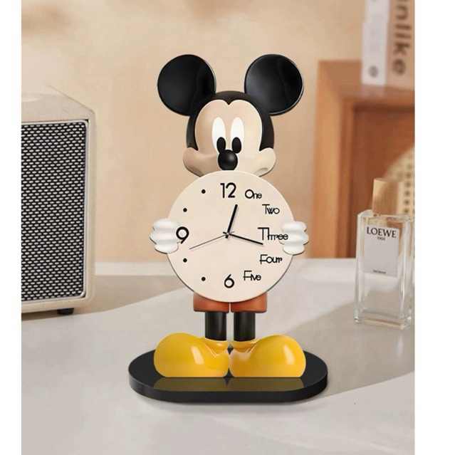 Mickey mouse desk clock to decorate study table and desk | Shopee ...