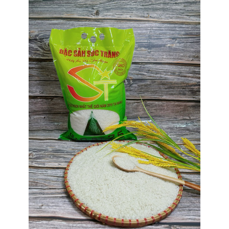 St25 RICE SOFT AND FRAGRANT SOC TRANG 5 Kg NEW TRADITIONAL RICE WITH ...