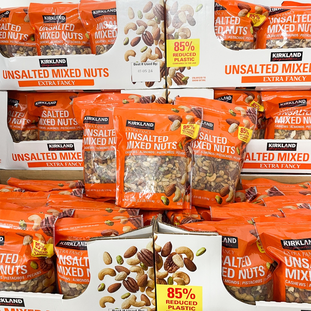 Kirkland Signature Extra Fancy Unsalted Mixed Nut, 1.13kg | Shopee ...