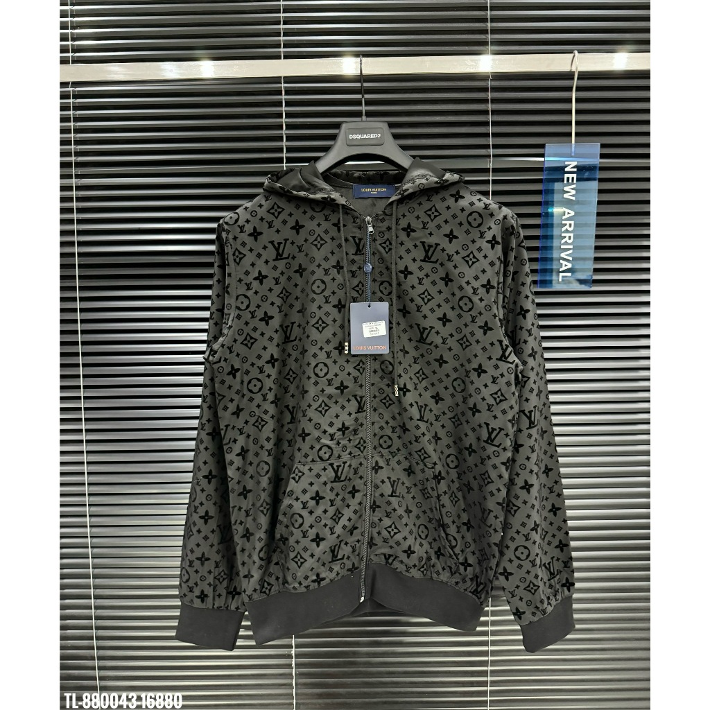 Hot LV windbreaker with velvet pattern, hot trend design for Men and ...