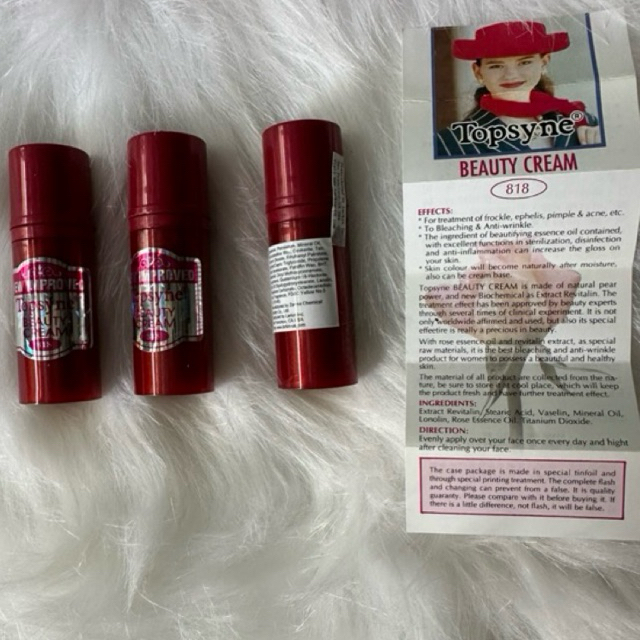 Topsyne 818 Revitalin red intensive skin recovery sample - No box ...