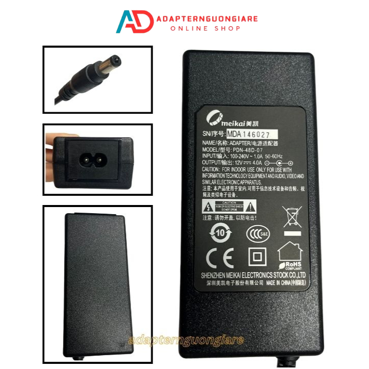 12v charging power supply for ROLAND EM-30 KEYBOARD 12V 4A | Shopee ...