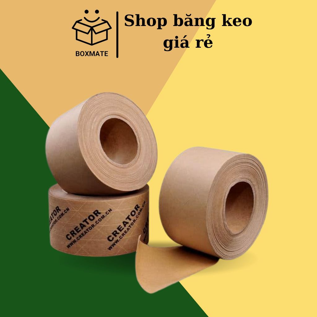 Cowhide carton tape has 2 types: smooth and rough, 35m long | Shopee ...