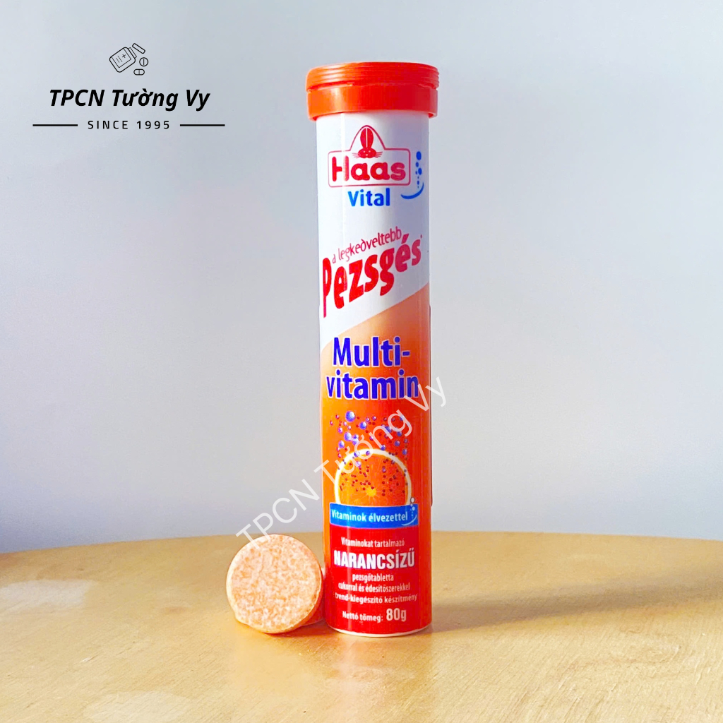 C Haas Vital Multi vitamin effervescent tablets help increase energy and increase resistance ...