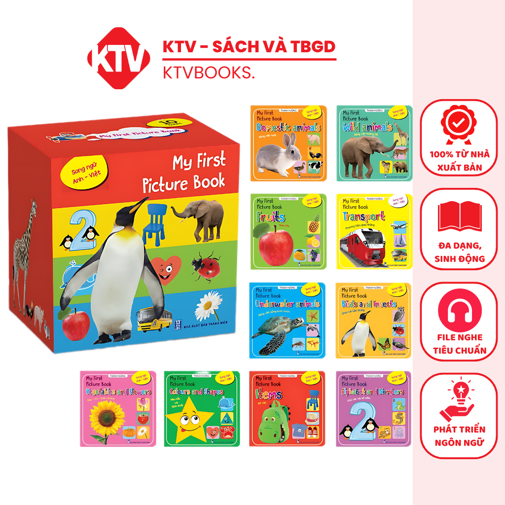 Book - My First Picture Book - Picture library for children bilingual ...