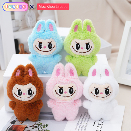 Labubu Keychain Cute Lovely Labubu Cute Keychain Colorful Labubu Teddy ...