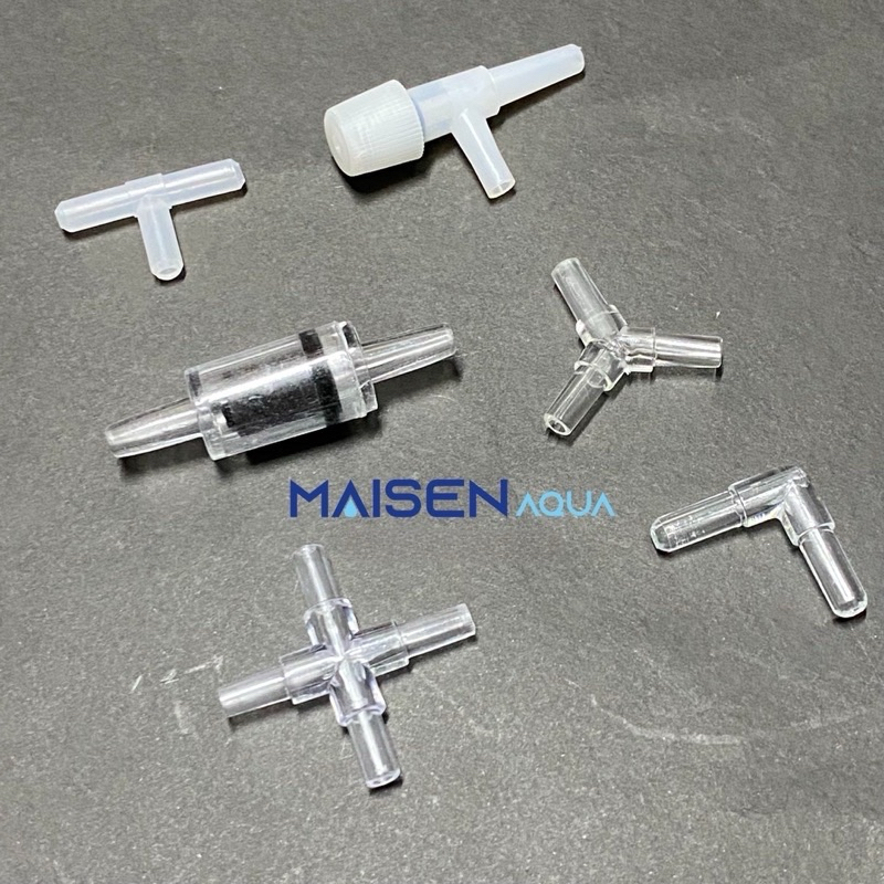 OXY Oxygen Valve, Lock Valve, One-Way Valve Clear Mica Valve, Split ...