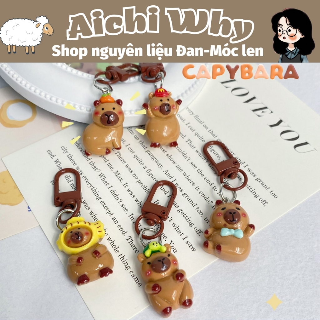 Sweet small size Capybara keychain | Shopee Philippines