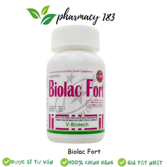 Biolac Fort Pills (Bottle of 100 pills) Supplements Probiotics for the ...
