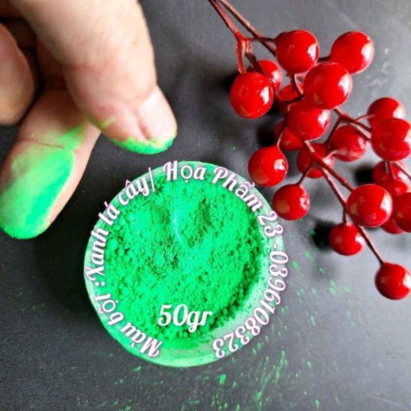Art powder color: Standard green color without impurities, specialized ...