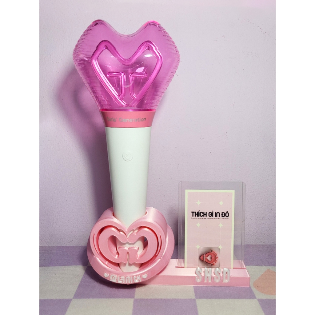 Kpop lightstick display stand with corner card holder - SNSD Girls ...