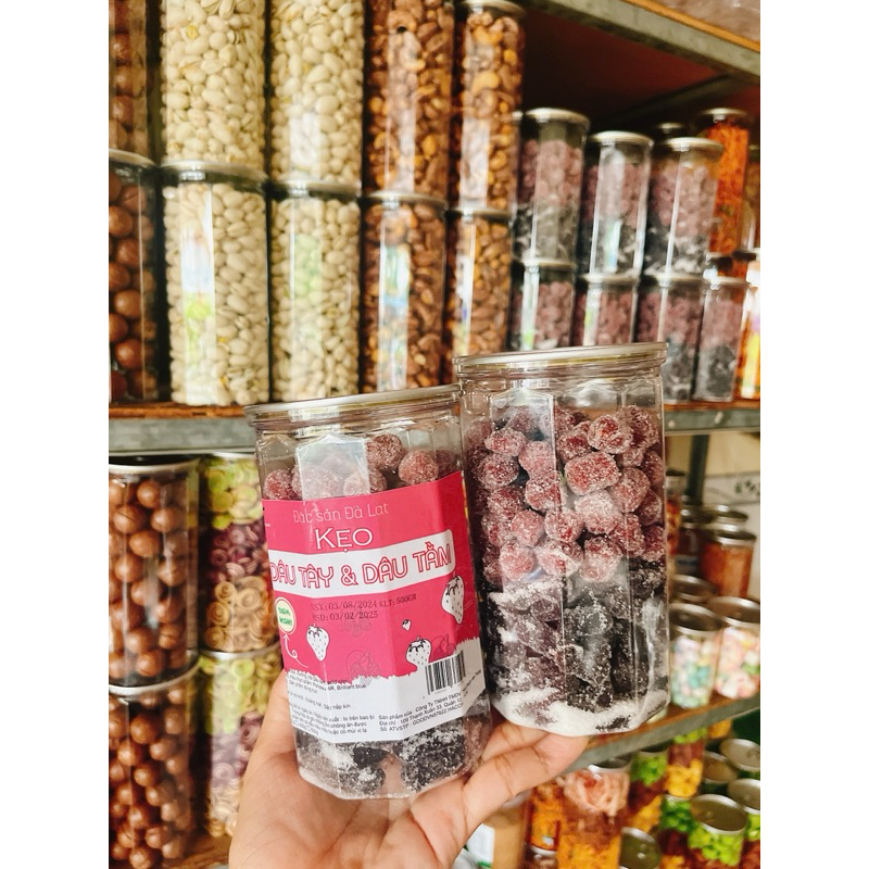 Mulberry Strawberry Candy - Da Lat Flavor in Pet Jar 500g | Shopee ...