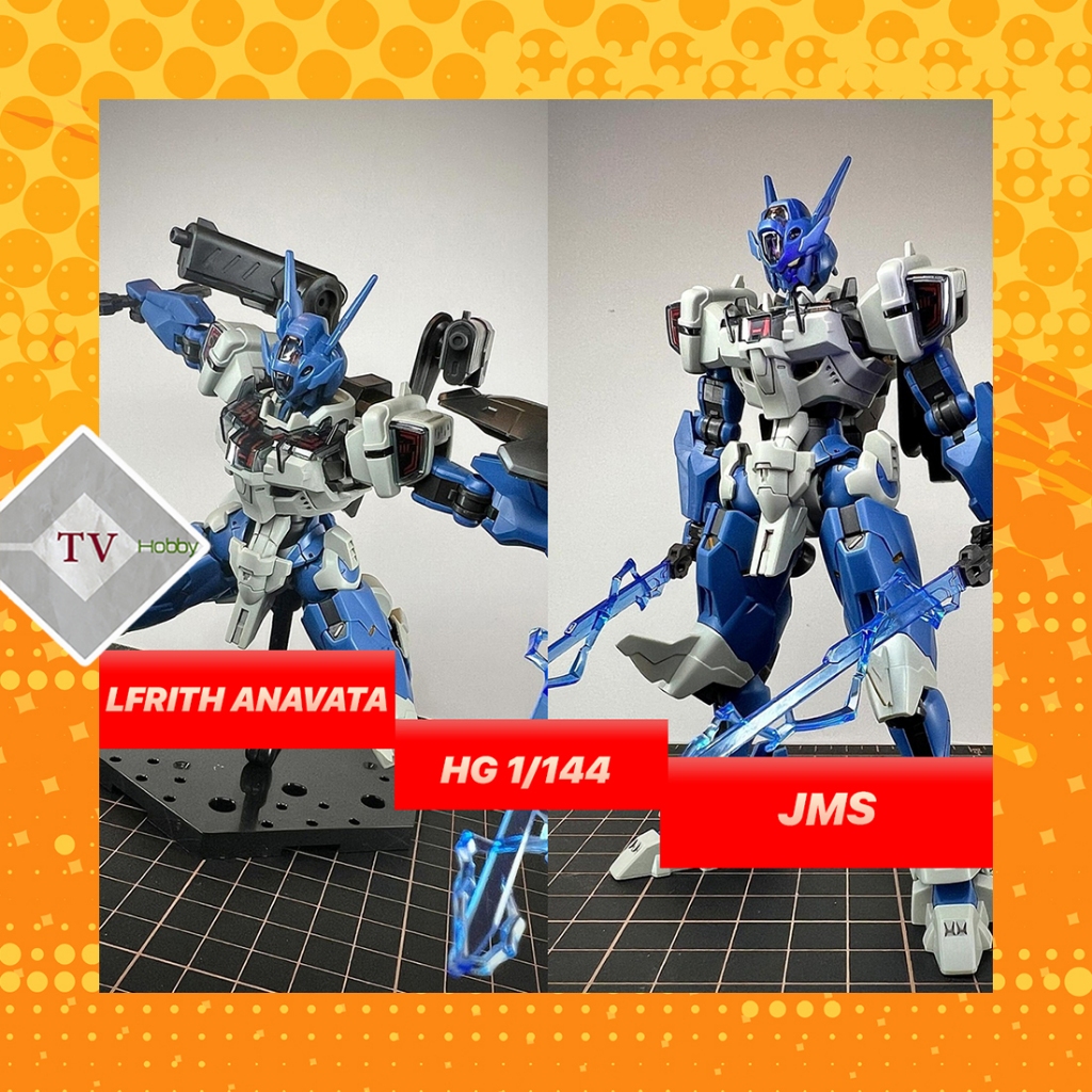 Jms HG TWFM 1/144 LFRITH ANAVATA Assembly Model (with base effect ...
